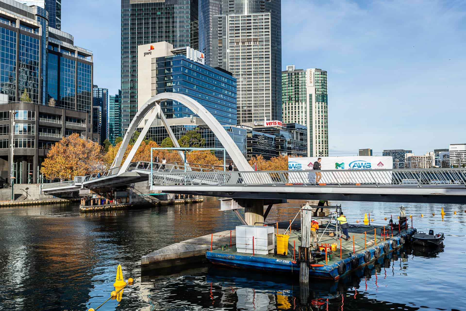 Evan Walker Bridge Platform (VIC) - AWS Services