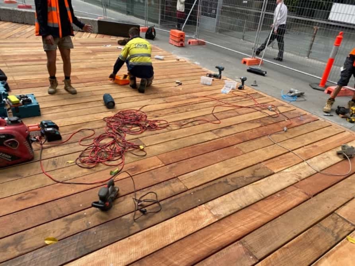 Queens Street Bridge Timber Decking Replacement (VIC) - AWS Services
